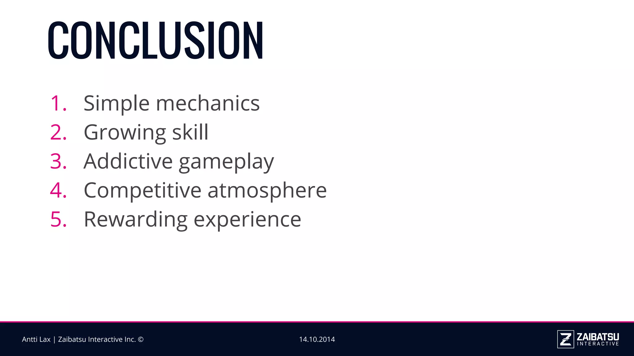 Design Principles For Arcade Games | PDF