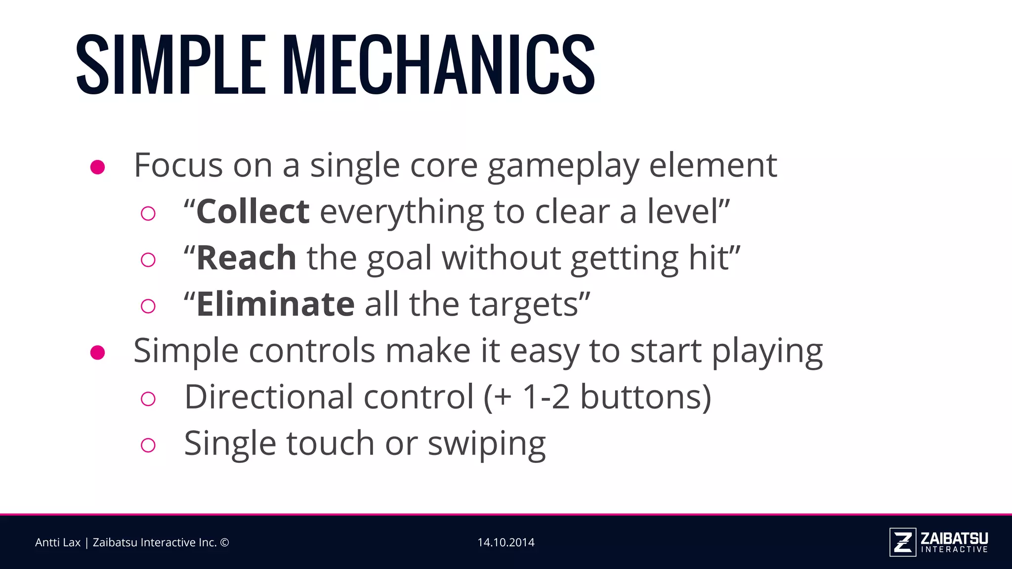 Design Principles For Arcade Games | PDF