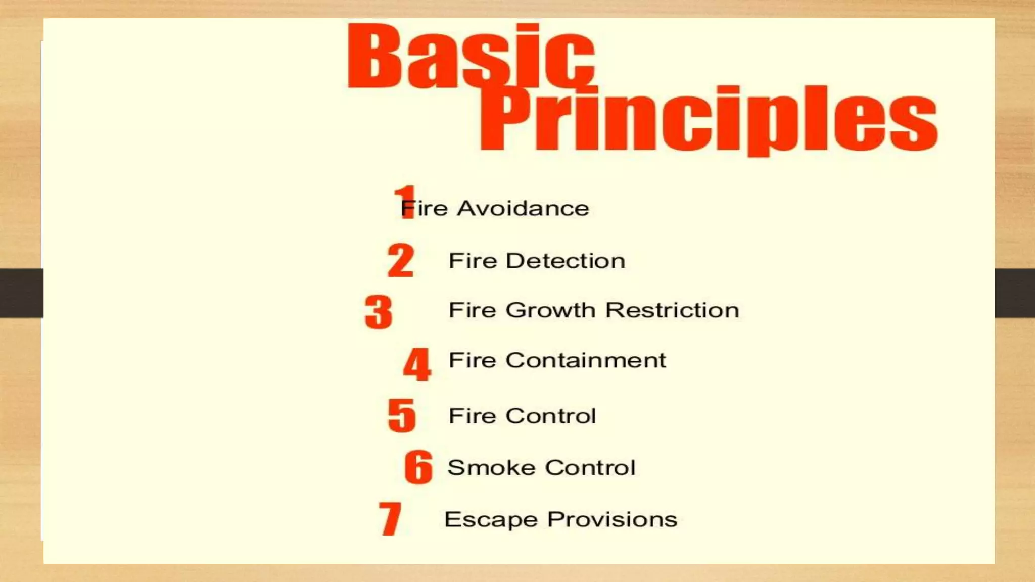 Fire Safety Design principles | PPTX