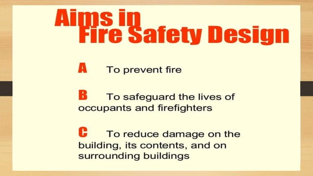 Fire Safety Design principles | PPT