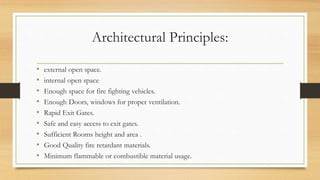 Fire Safety Design principles | PPTX
