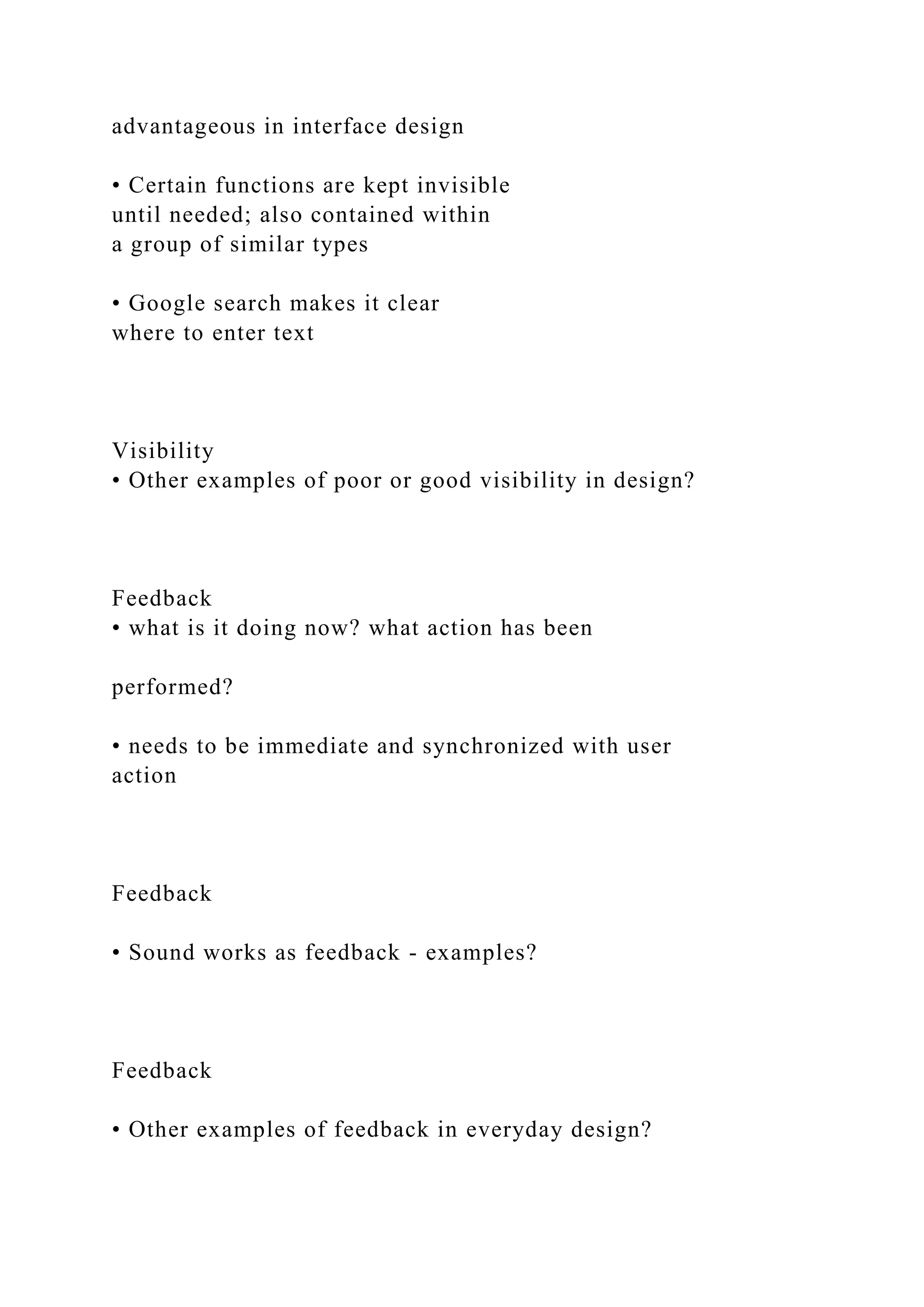 Design Principlesfrom Don Norman’s Design of Everyday Thing.docx