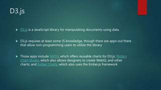 Design Principles in Data Visualization and Tools | PPTX