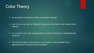 Design Principles in Data Visualization and Tools | PPTX