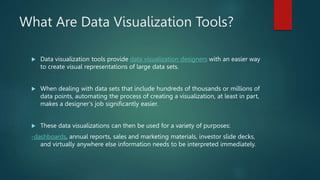 Design Principles in Data Visualization and Tools | PPTX