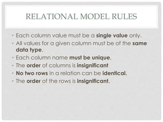 Learn Database Design with MySQL - Chapter 5 - Design principles & normalization | PPTX