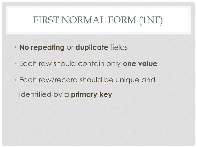 Learn Database Design with MySQL - Chapter 5 - Design principles & normalization | PPTX
