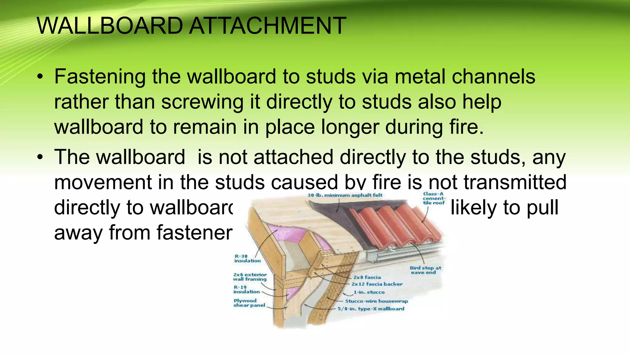 Design principles of fire rsistant walls | PPTX