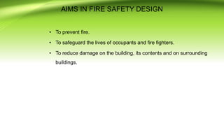 Design principles of fire rsistant walls | PPTX