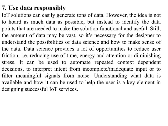 DESIGN PRINCIPLES OF IOT iot iot principles | PPTX | Internet | Computing