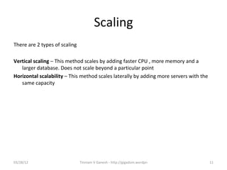 Design principles of scalable, distributed systems | PPT
