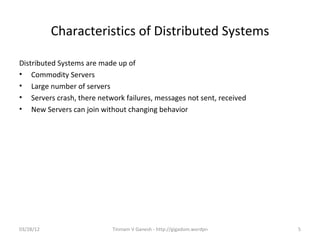 Design principles of scalable, distributed systems | PPT