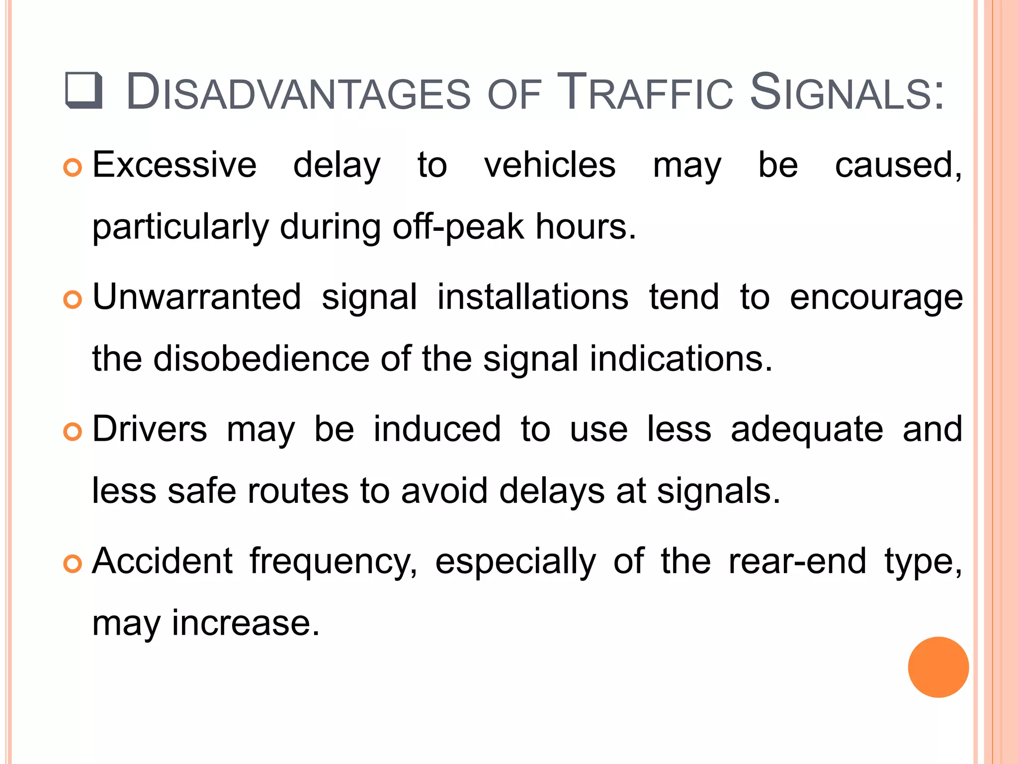 Design principles of traffic signal | PPTX