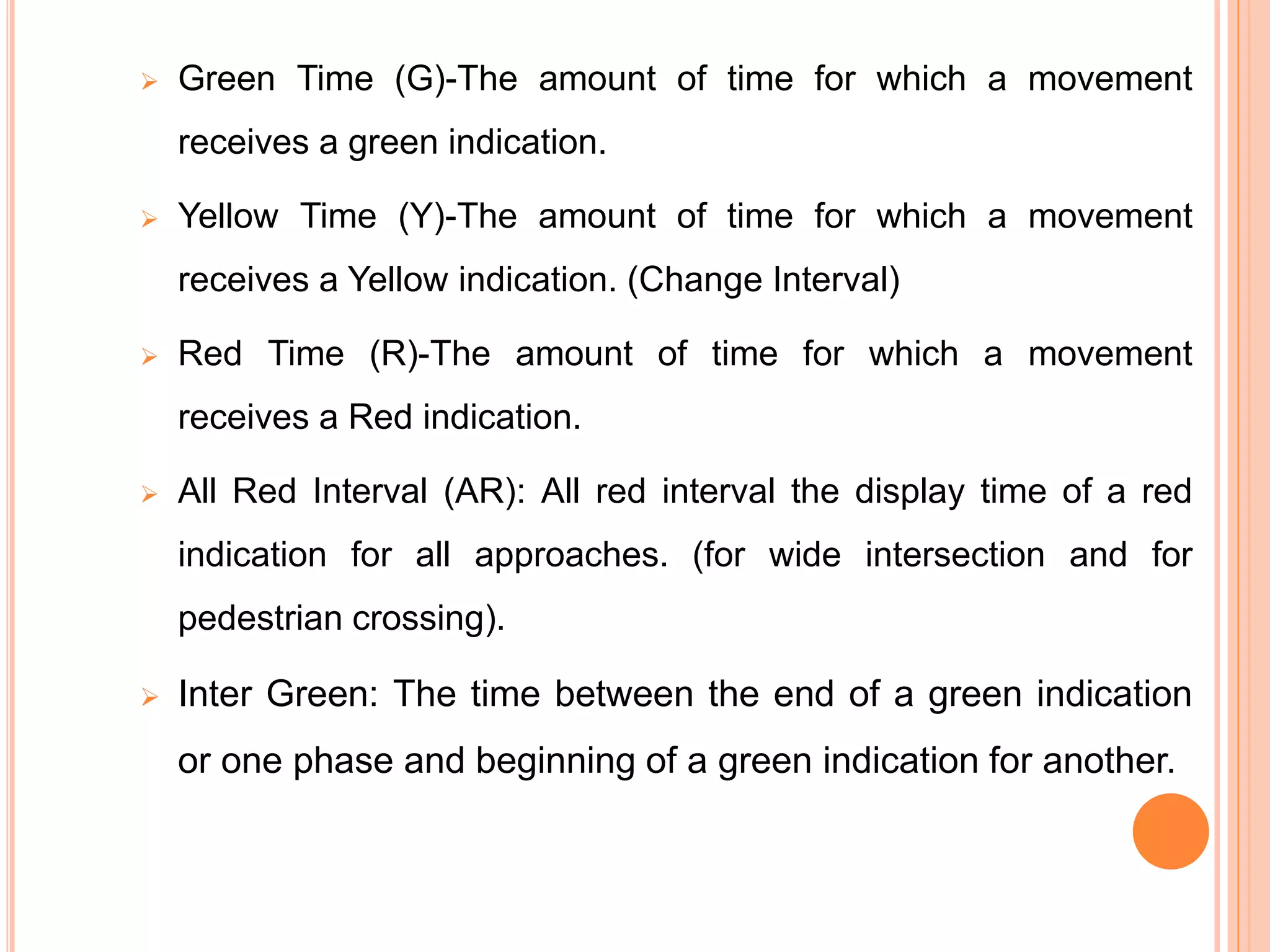 Design principles of traffic signal | PPTX