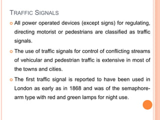 Design principles of traffic signal | PPTX