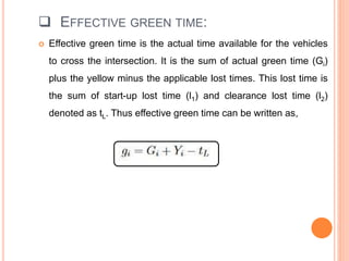 Design principles of traffic signal | PPTX