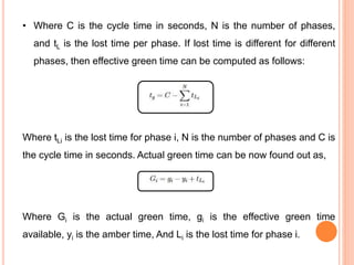 Design principles of traffic signal | PPTX