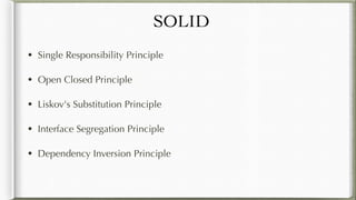 Design principles - SOLID | PPT | Free Download