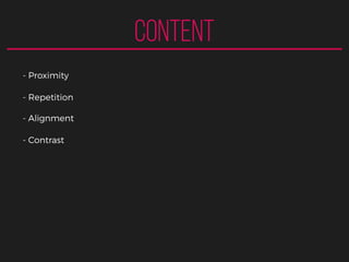 The Four Design Principles | PDF