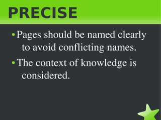 DESIGN PRINCIPLES OF WIKIS AND THEIR IMPACT ON KNOWLEDGE EXCHANGE ...