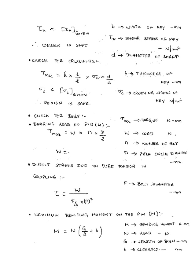 DESIGN OF MACHINE ELEMENTS DESIGN PROCEDURE | PDF | Physics | Science