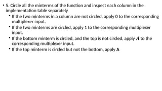 Design procedure and Implementing Boolean function with MUX.pptx