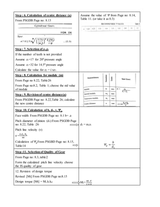 Design procedure for dts (revised) | DOCX