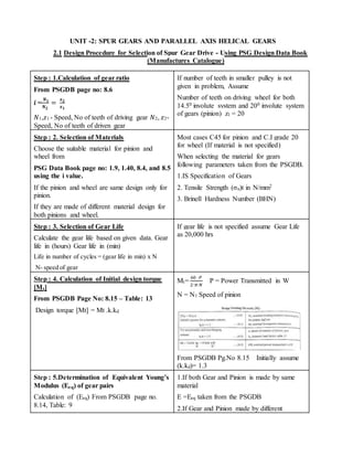 Design procedure for dts (revised) | DOCX