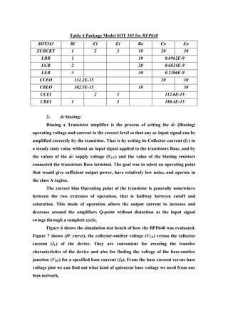 Design procedures of bipolar low noise amplifier at radio frequency ...