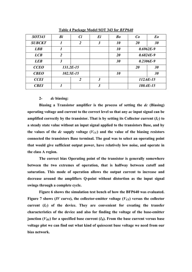 Design procedures of bipolar low noise amplifier at radio frequency using s parameters | PDF ...