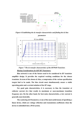 Design procedures of bipolar low noise amplifier at radio frequency ...