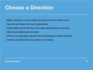Design process - How to get from problems to concepts to visuals for ...