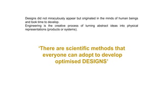 Design process: Stages of Engineering Design | PPTX