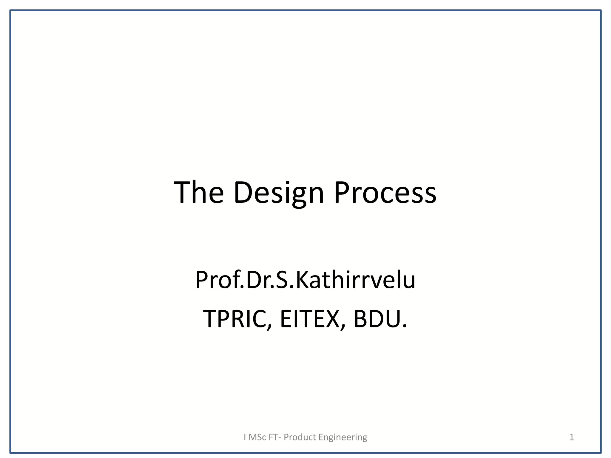Design process | PPT