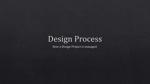 Design process | PPTX