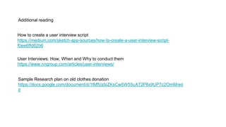 Design process and user research | PPT