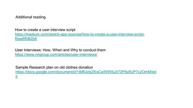 Design process and user research | PPT