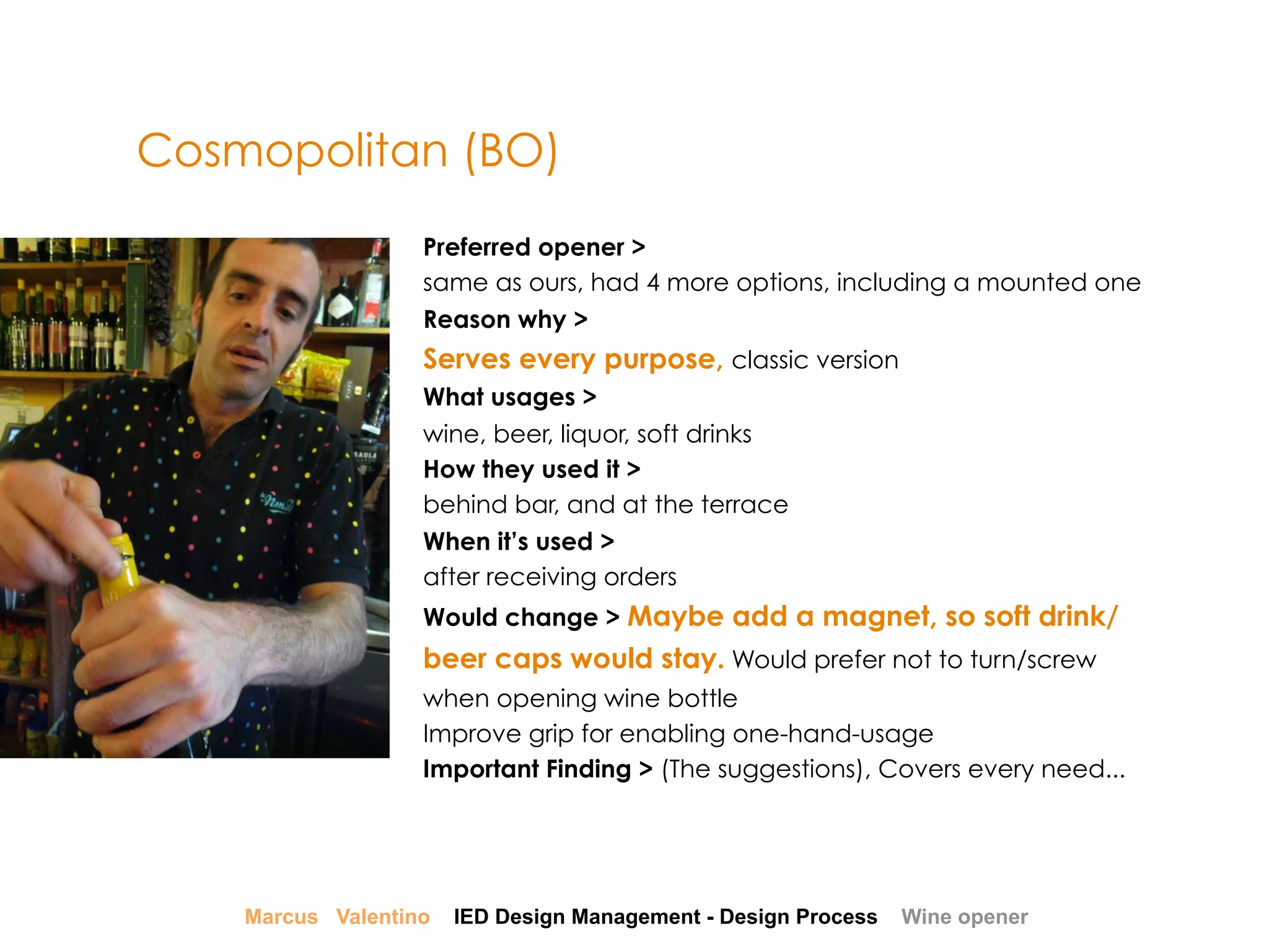 Design process bottle opener | PDF