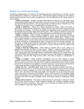 Design Process Complete | PDF | Homework and Study | Education