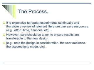 Design process evaluating interactive_designs | PPTX | Computer ...