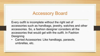 Design Process in Fashion Designing - Avantika University | PPT