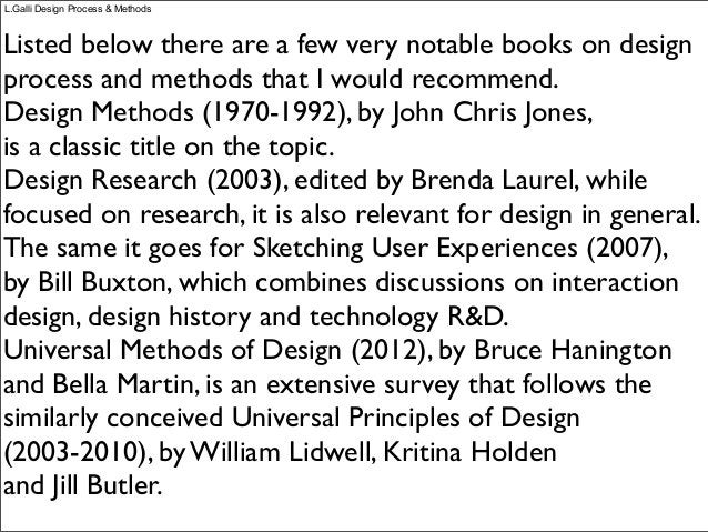 Design process & methods | PDF