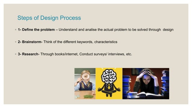 Design Process for design students(NIFT,NID,FDDI,PEARL,IIT IDC,etc.) | PPTX