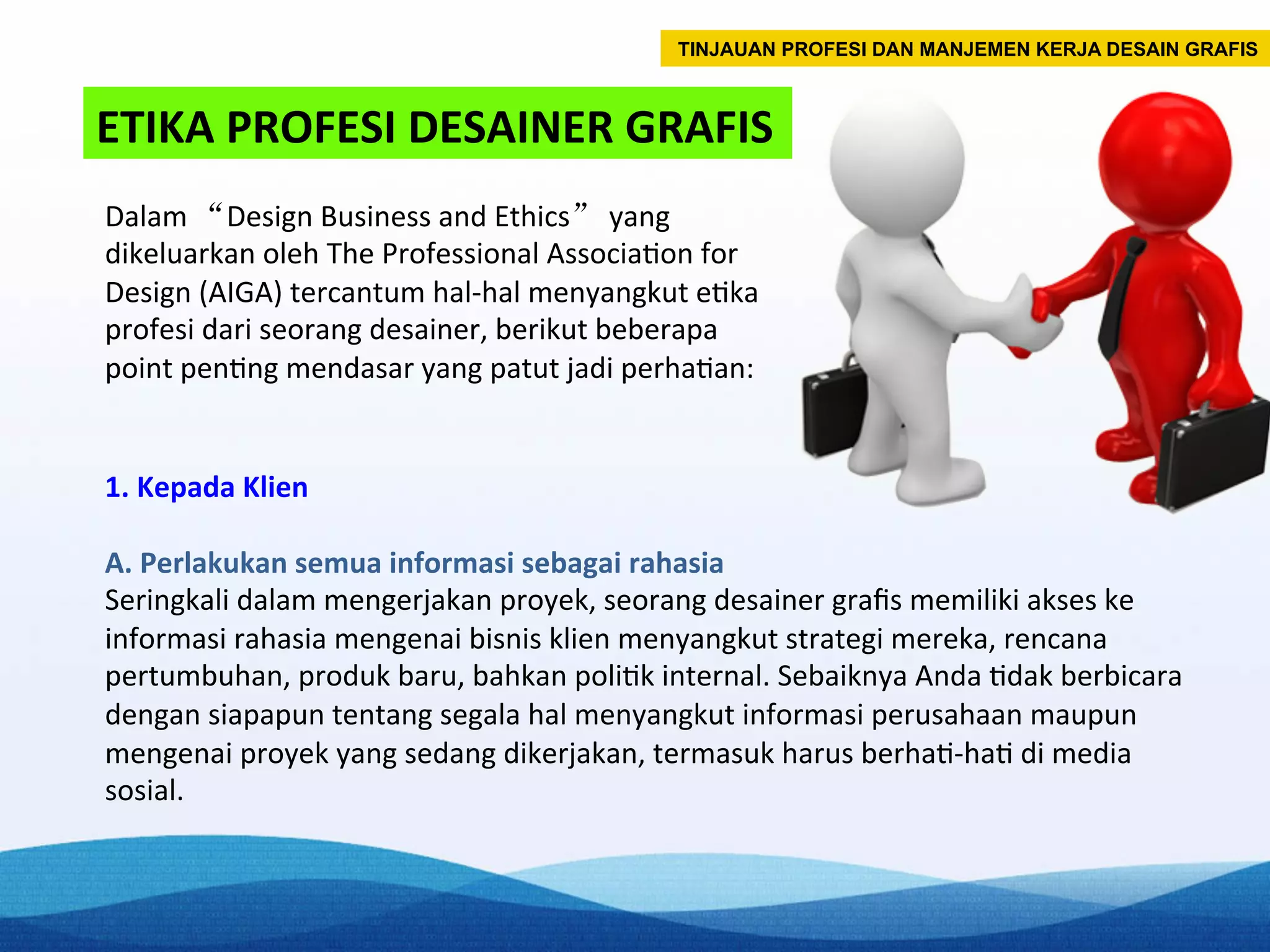 Tinjauan Profesi dan Manajemen Kerja Desain Grafis | PDF