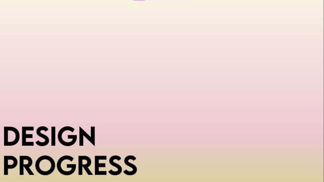 design progress nea | PPTX