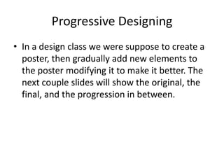 Design progression and gettwistedyoga | PPTX