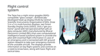 design project 2.pptx about HAL tejas aircraft | PPTX