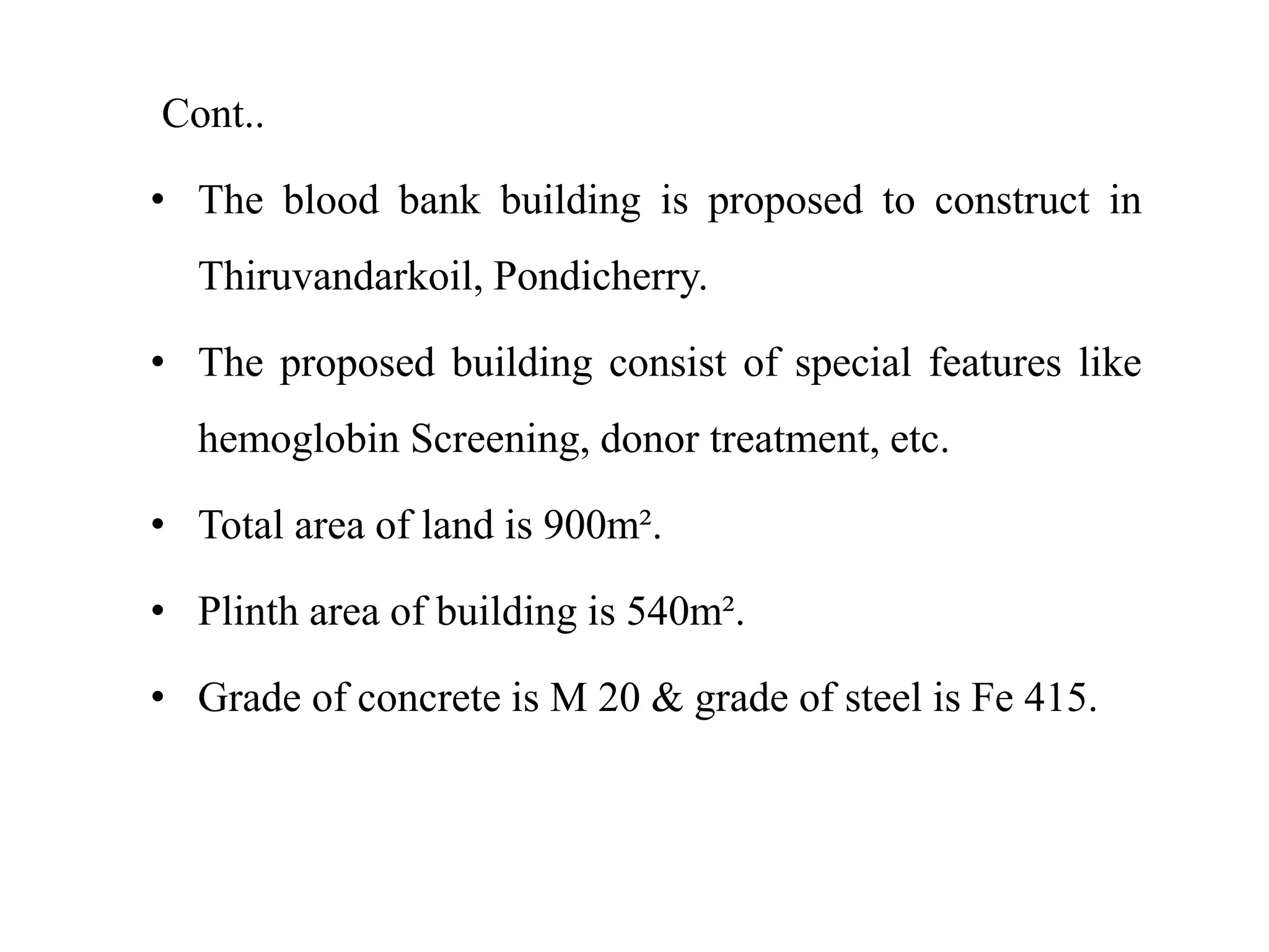 Design project of blood bank building | PDF
