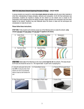 ITDesign project one brief | PDF