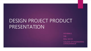 Design project product presentation "The all new Macbook pro" | PPT
